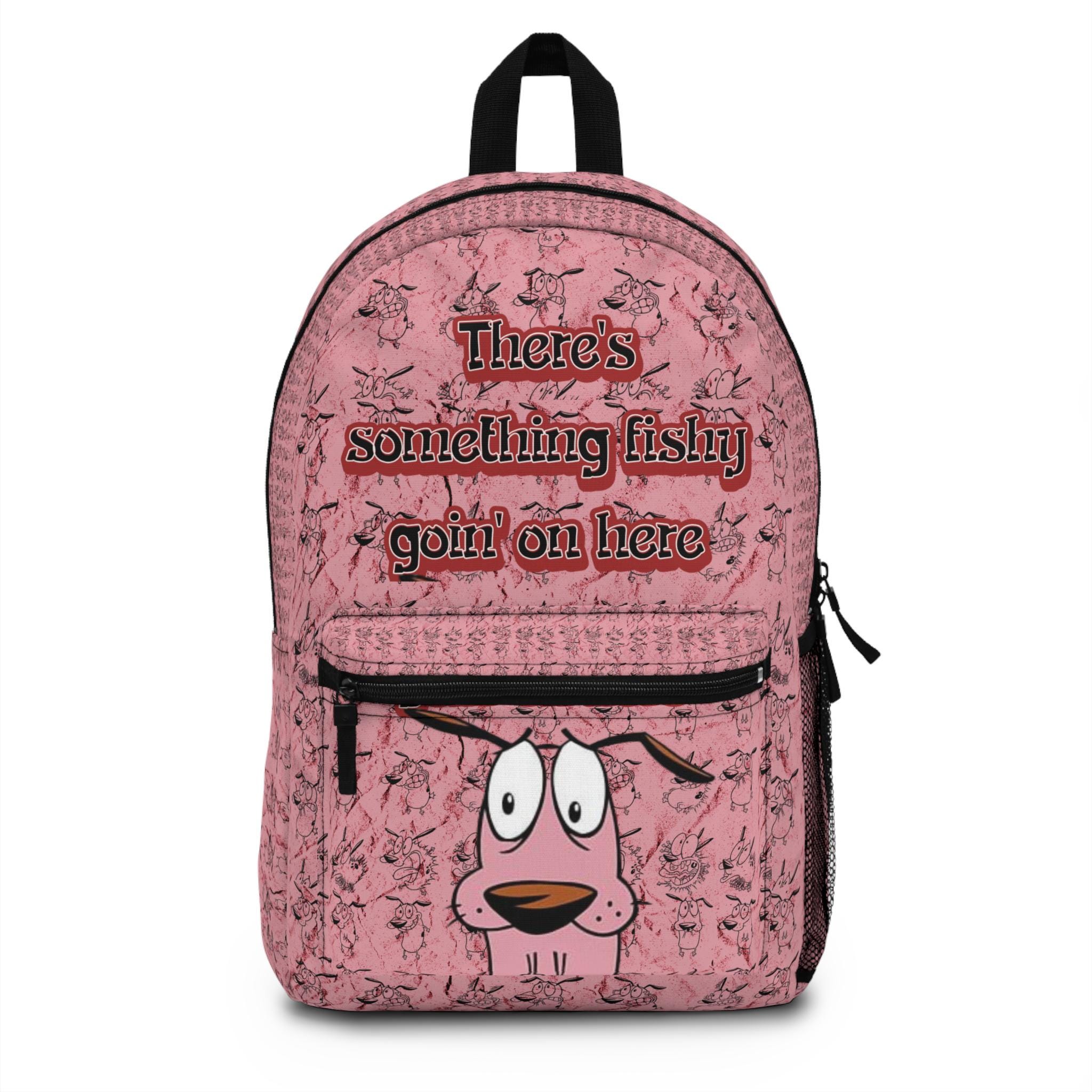 Backpack, Courage the Cowardly Dog, School Bag, Cartoon Backpack, Kids ...