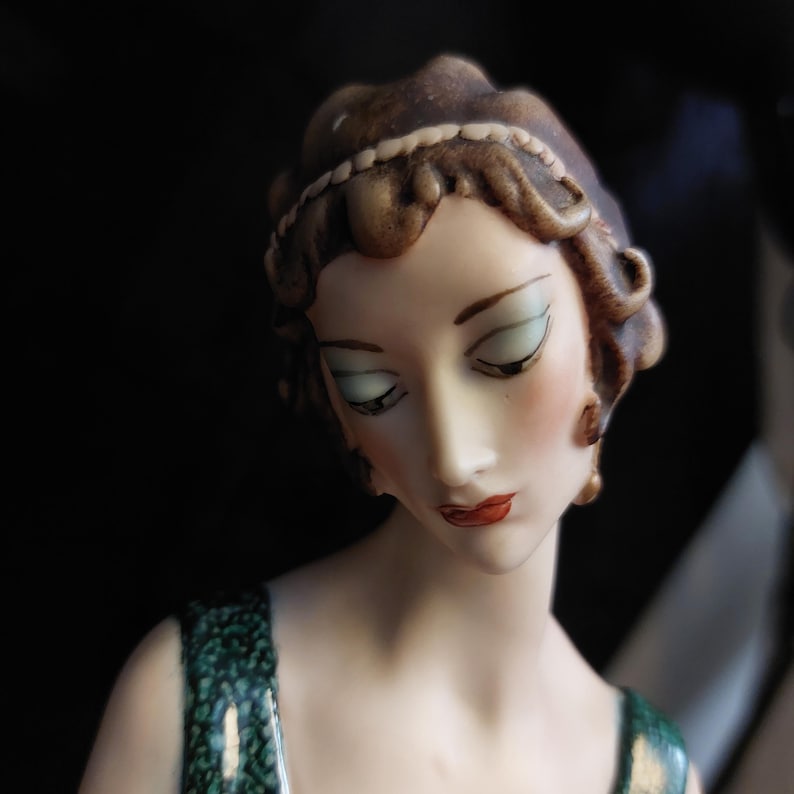 Large & Rare Giuseppe Armani Florence Reading Lady Figurine Limited ...