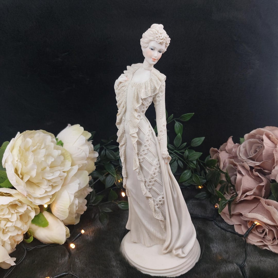 A. Belcari "victorian Lady With Lace" - 1991 DEAR Collection Ceramic ...