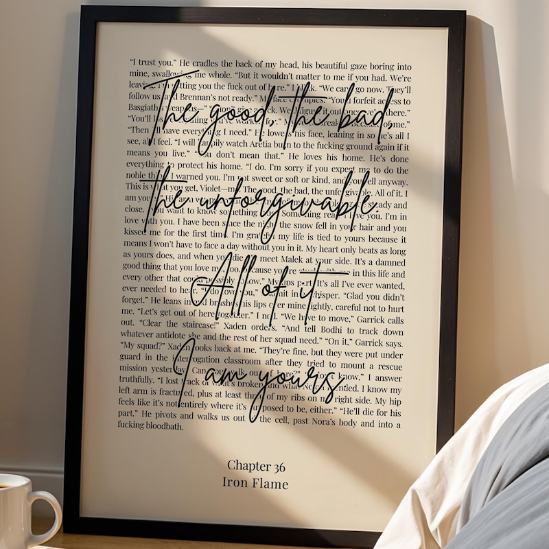 Fantasy Book Quote Blanket - Etsy