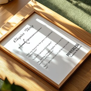 Powerless Poster Lauren Roberts Book Quotes| Wall Decor | Bookworm Gift ...