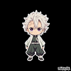 Sanemi | Water Proof, Vinyl Sticker Decal - Etsy