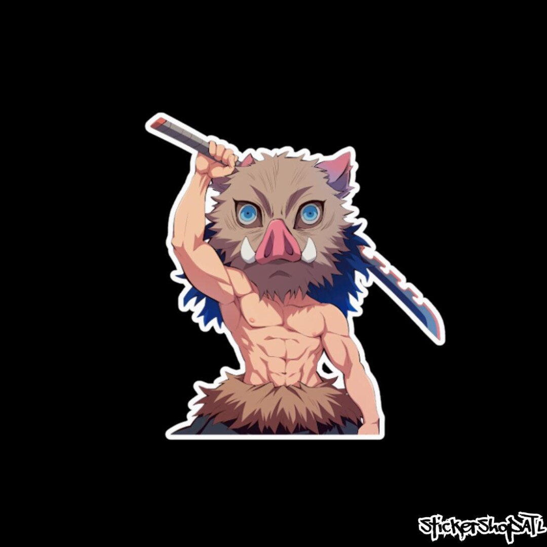 Inosuke Water Proof, Weather Proof, Vinyl Sticker Decal - Etsy