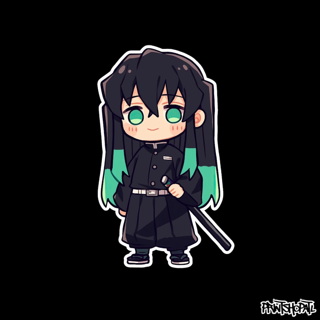 Muichiro | Water Proof, Vinyl Sticker Decal - Etsy