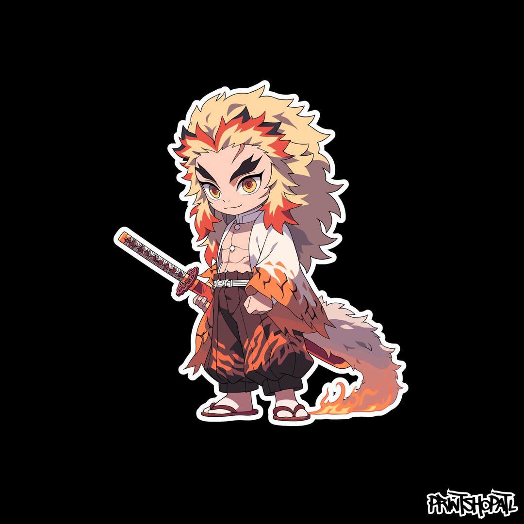 Rengoku | Water Proof, Vinyl Sticker Decal - Etsy