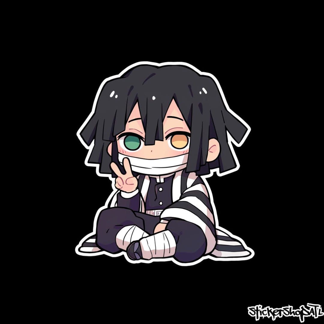 Obanai Iguro Water Proof, Weather Proof, Vinyl Sticker Decal - Etsy