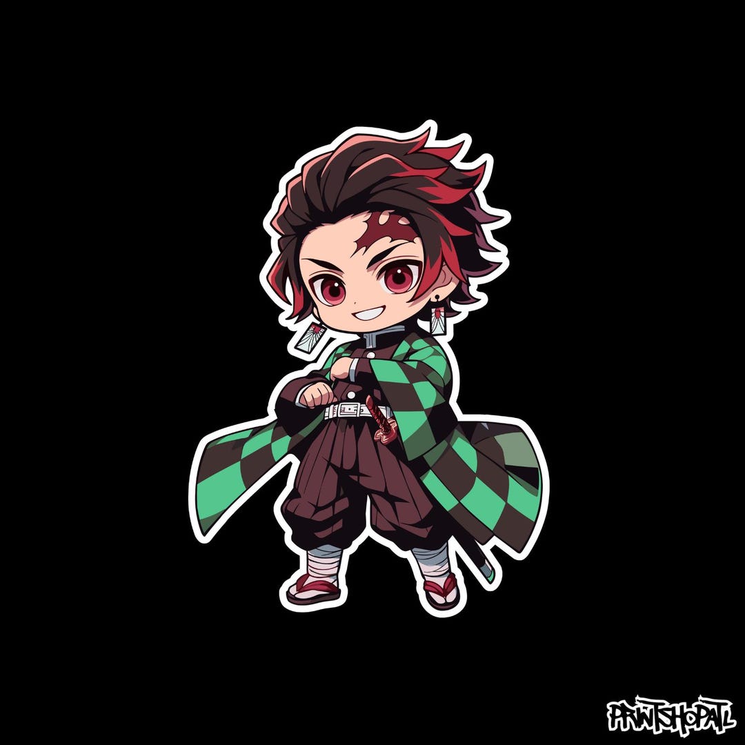 Tanjiro | Water Proof, Vinyl Sticker Decal - Etsy