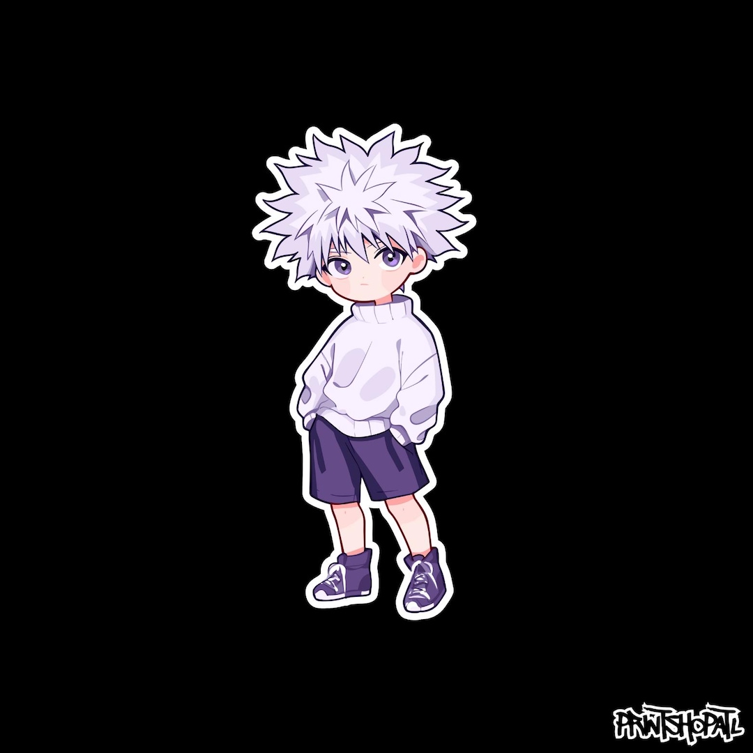 Killua | Water Proof, Vinyl Sticker Decal - Etsy