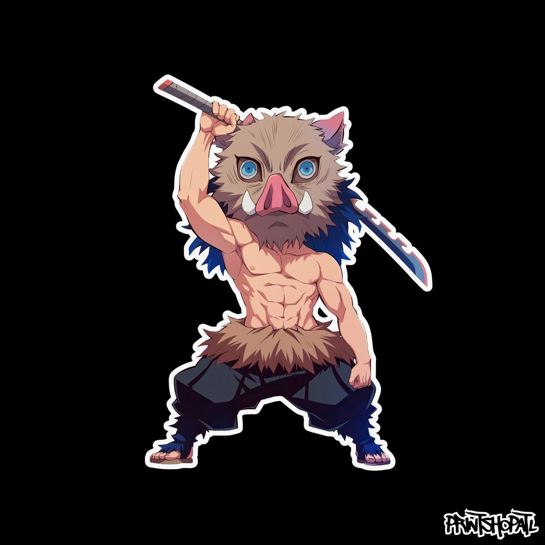Inosuke | Water Proof, Weather Proof, Vinyl Sticker Decal - Etsy