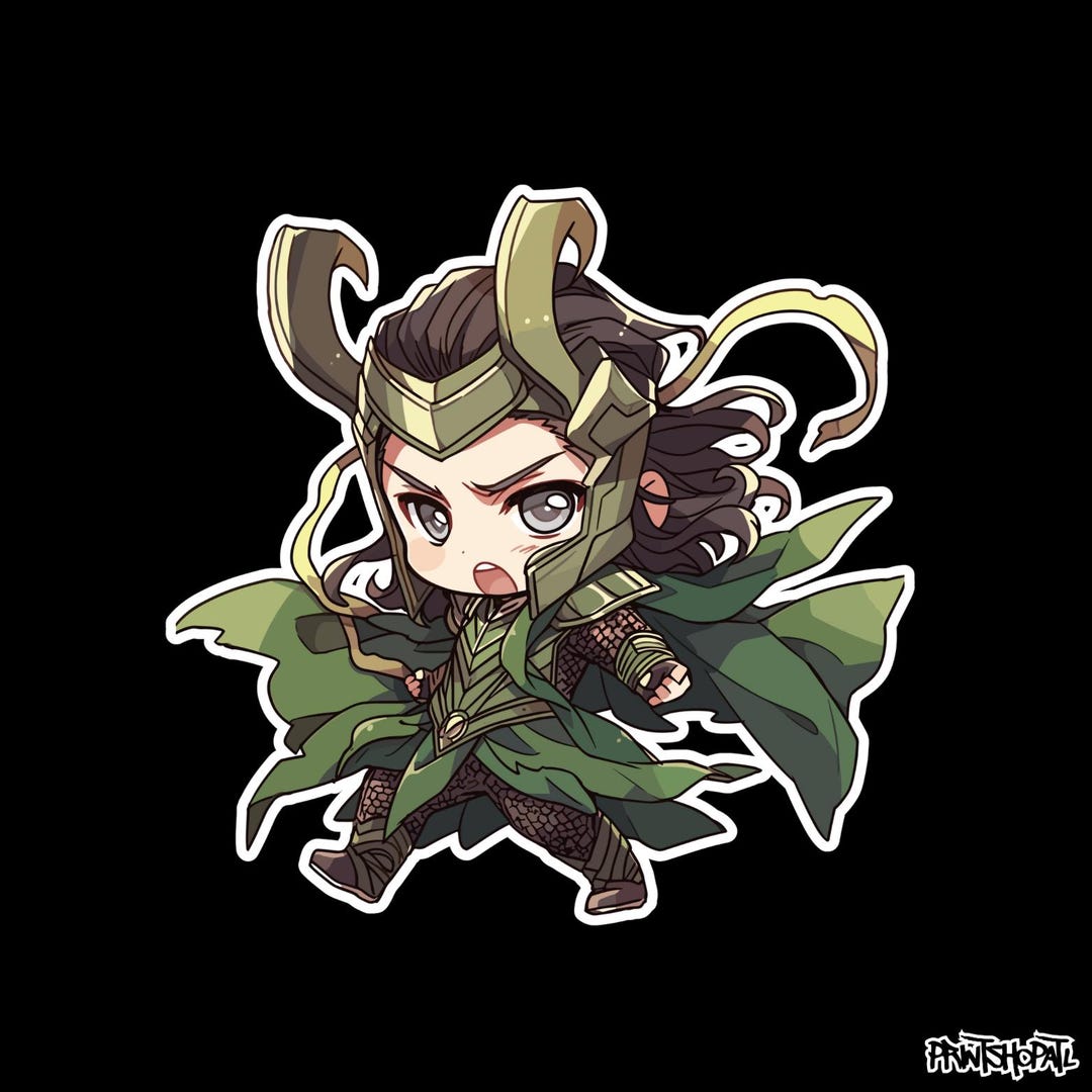 Loki | Water Proof, Vinyl Sticker Decal - Etsy