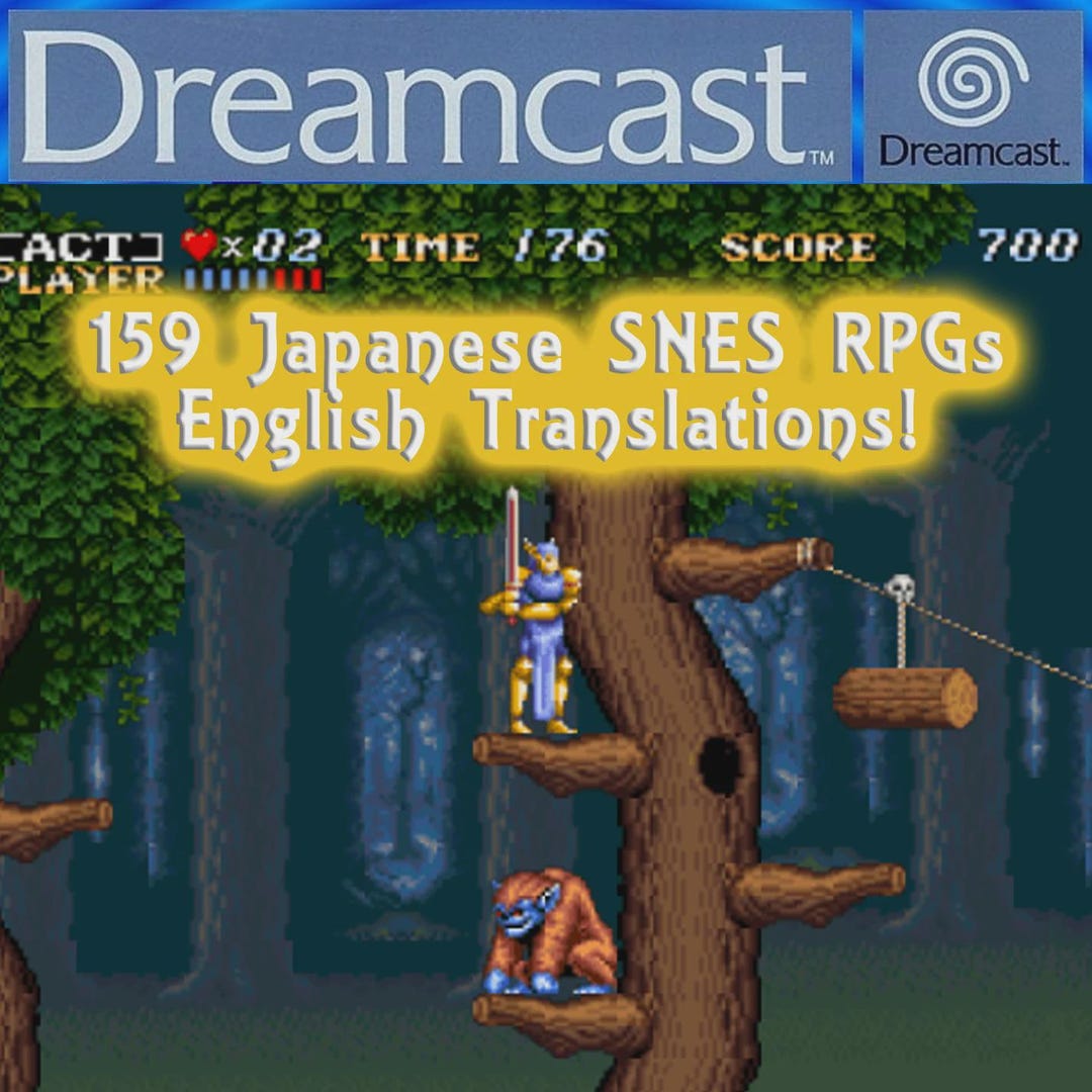 159 Japanese RPG Game Collection - English Translations - Dreamcast ...