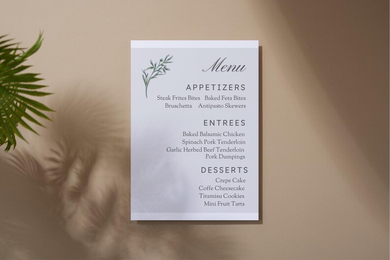 Custom Wedding Menu Sign, Printable Wedding Menu, Menu Poster Board ...