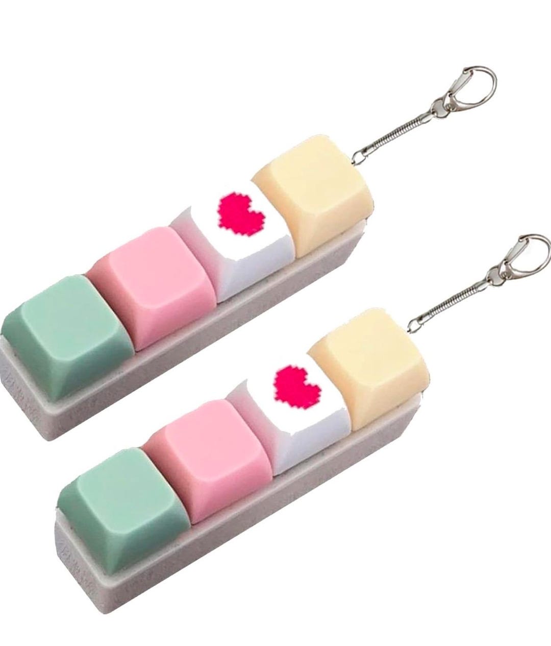 Keyboard Fidget Toy, Keyboard Keychain, Clicky Fidget Toy, Keychain ...