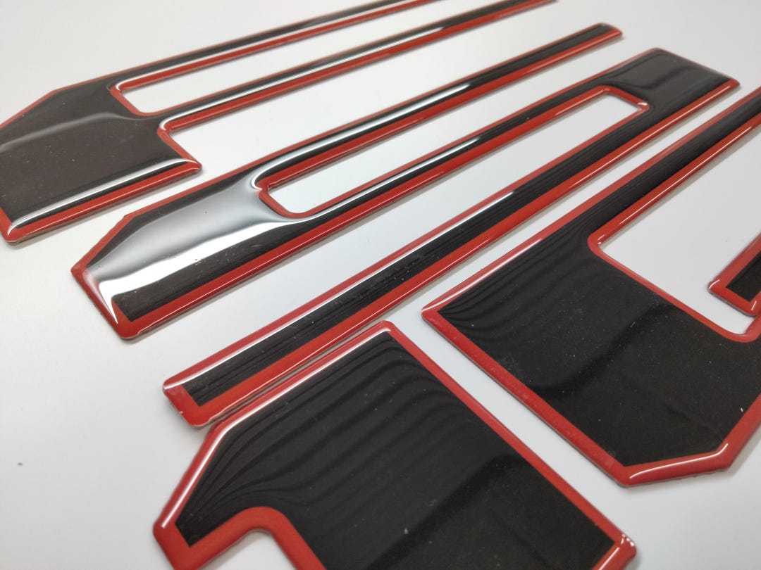 For 2021 2022 2023 2024 Model 3D Raised Domed Tailgate Letter Inserts ...