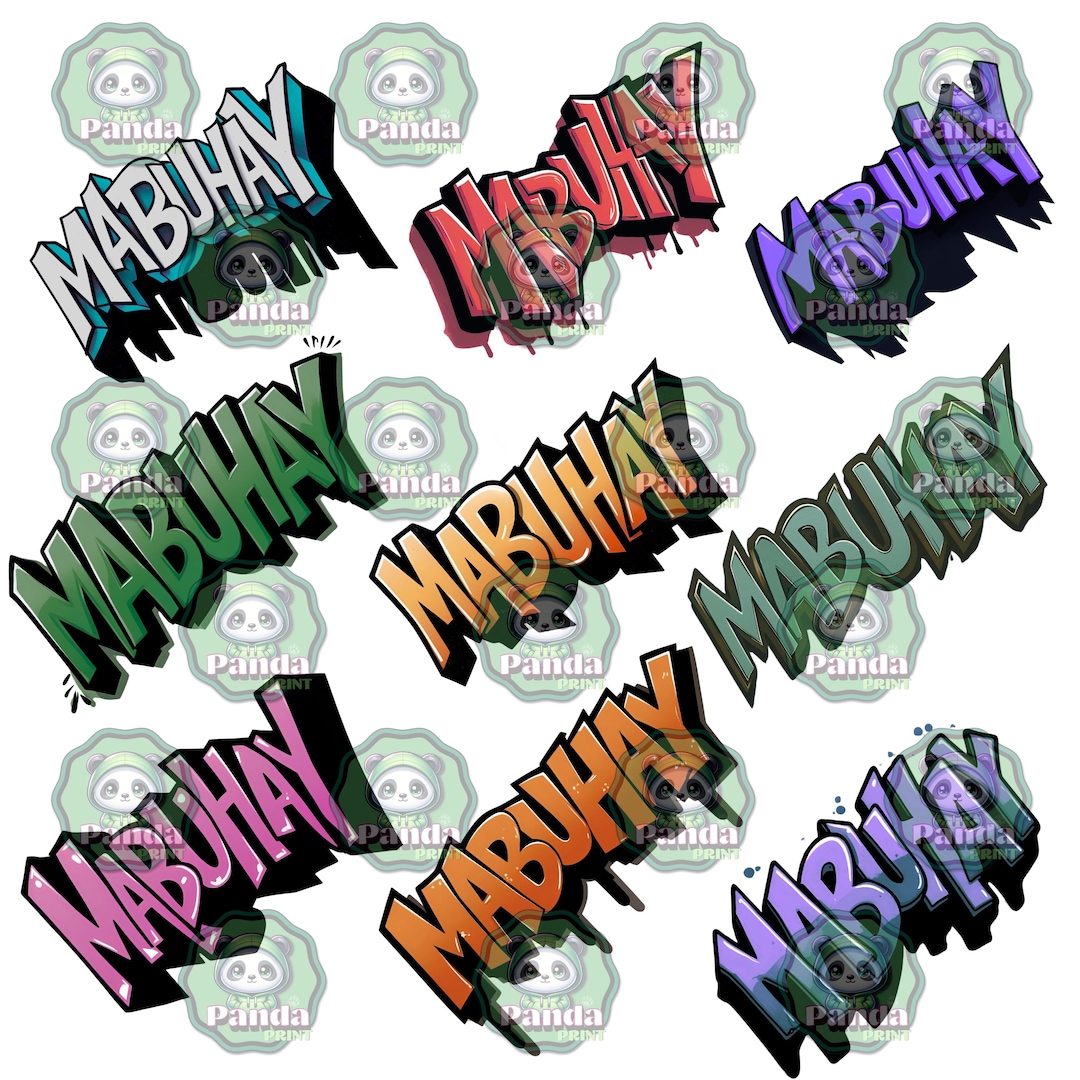 Mabuhay- Filipino Greeting Graphic Design – Instant Digital Download ...