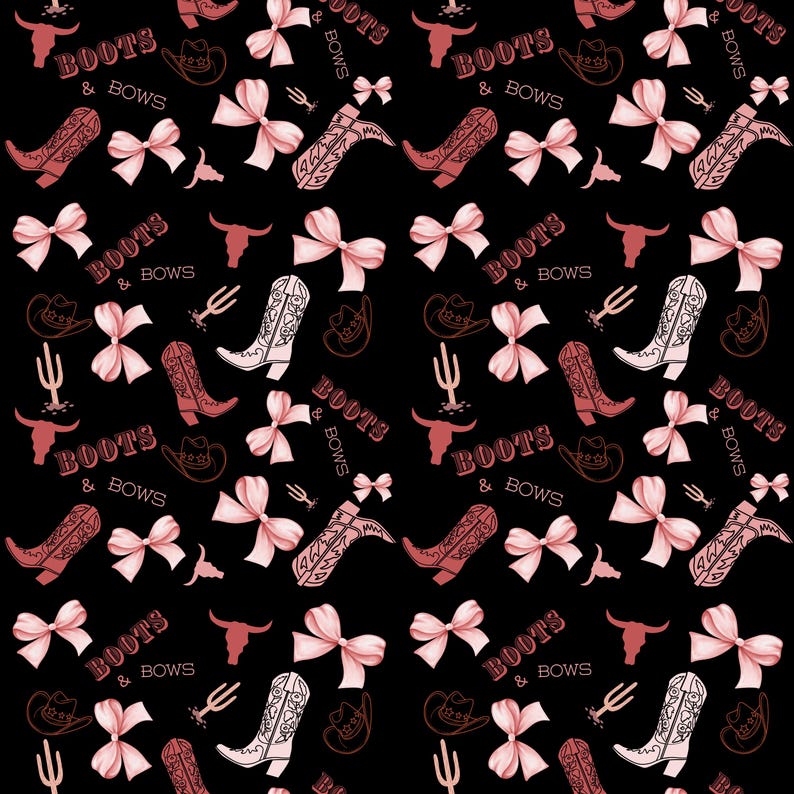 Boots and Bows Transparent Background - Etsy