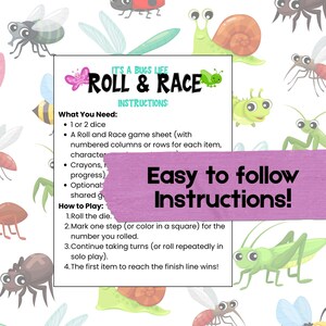Roll and Cover | Race and Roll | Its a Bugs Life | Preschool Dice Game ...