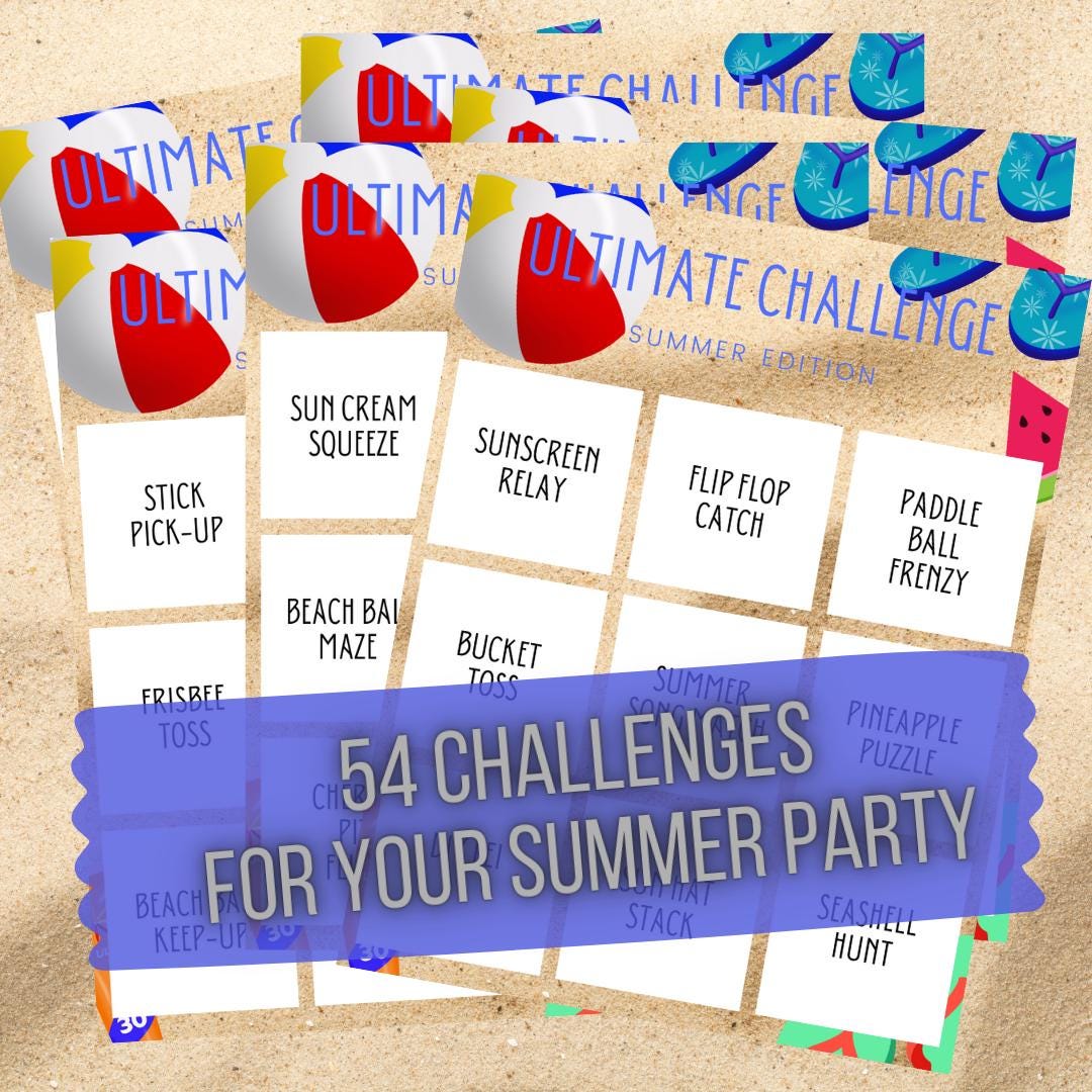 Minute to Win It Summer Games | Ultimate Challenge Game for Family ...