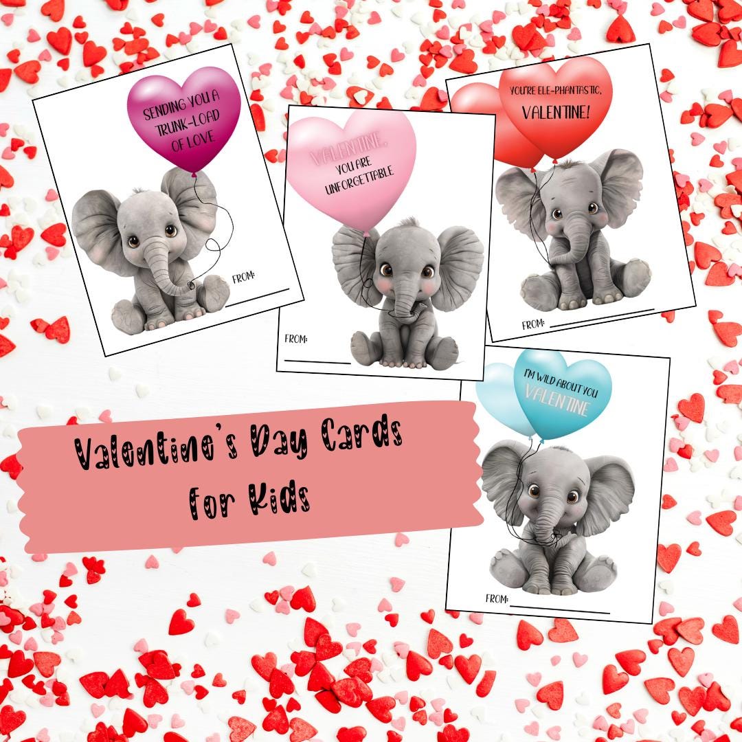 Valentine's Day Cards for Kids Printable Cards to Hand Out for ...