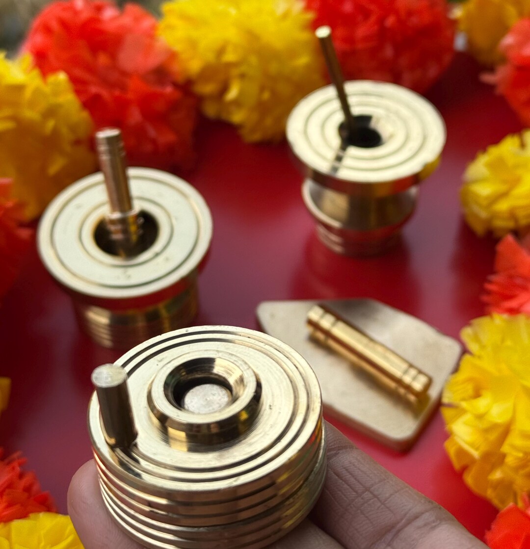 Brass Gauramma Set | Pooja Ammi Kallu |miniature Collectibles ...