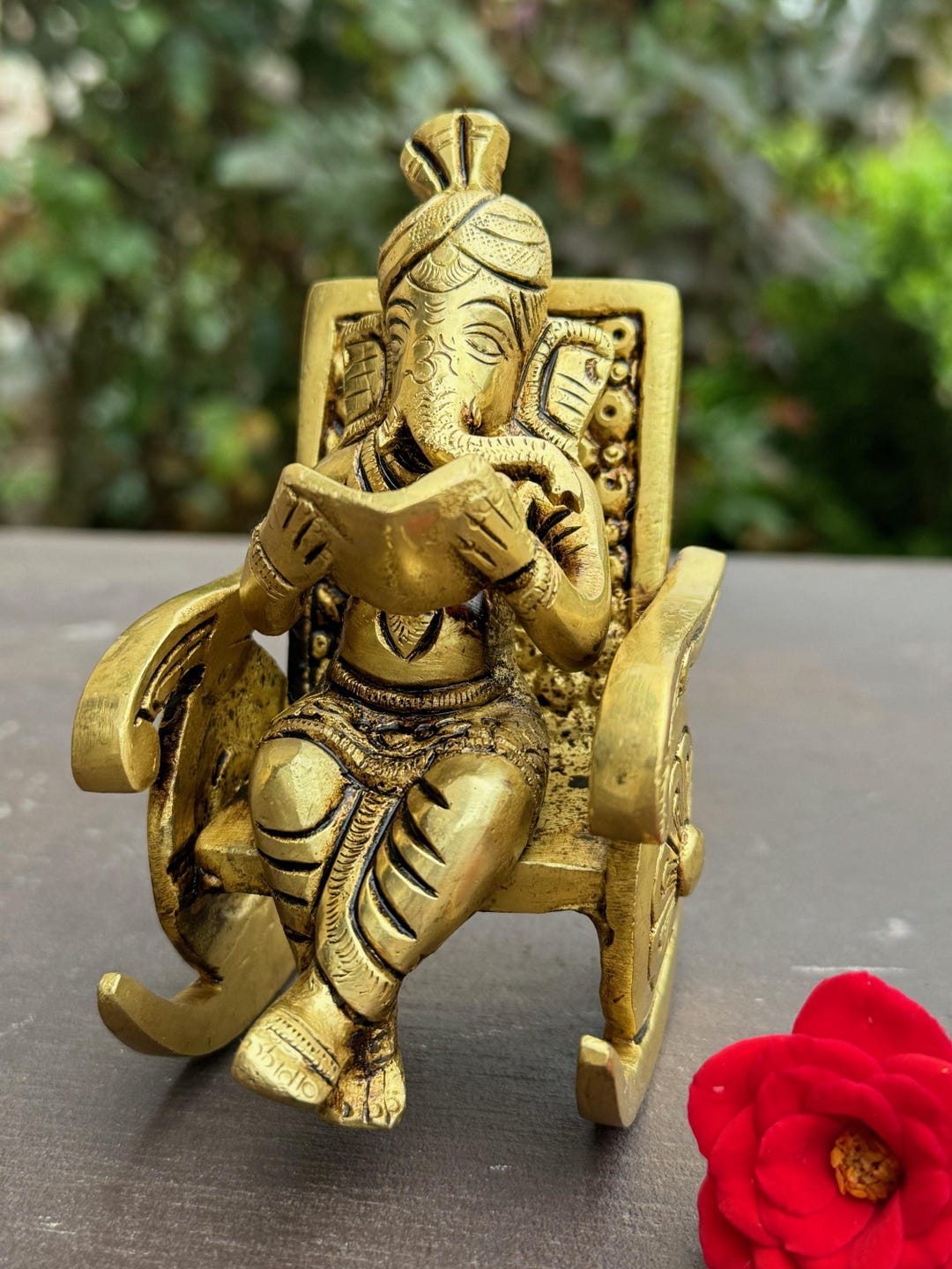 Lucky Brass Rocking Chair Ganesh (ganapathi) - Etsy