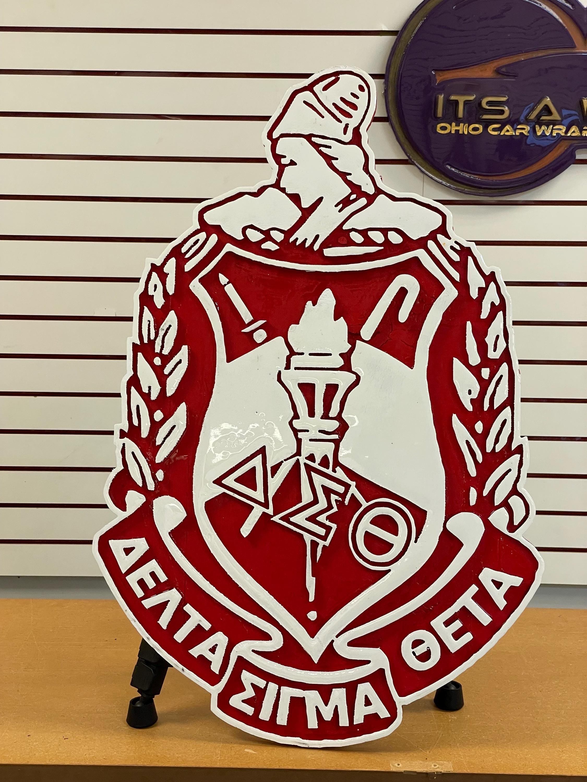 Large Delta Sigma Theta Shield - Etsy
