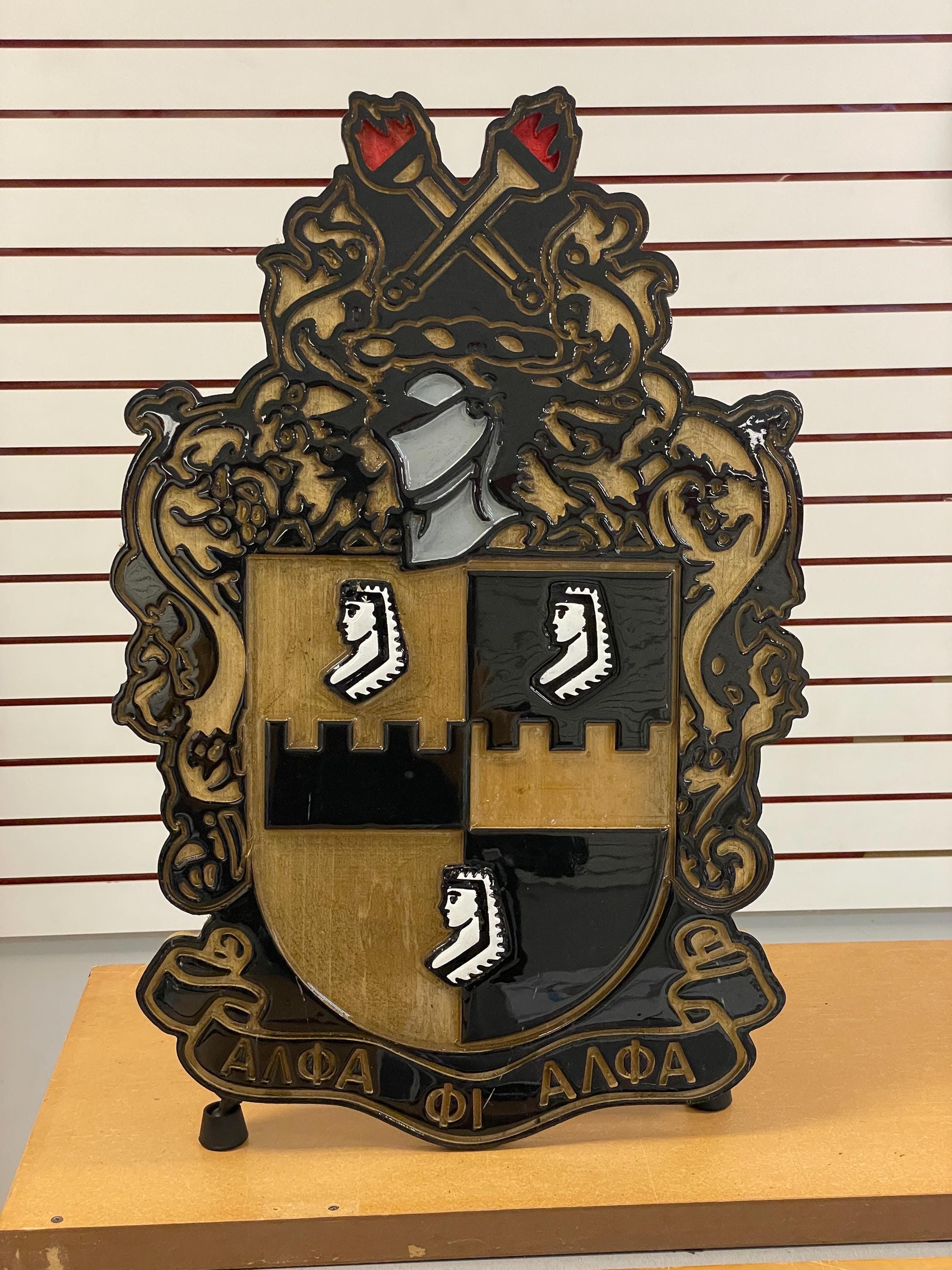 Large Alpha Phi Alpha Shield - Etsy