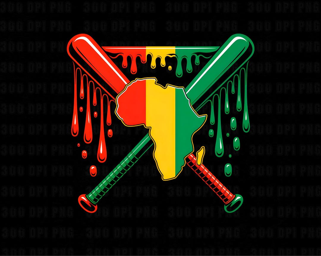 Black History Month Png, Baseball Drip Png, Black History Png, African ...
