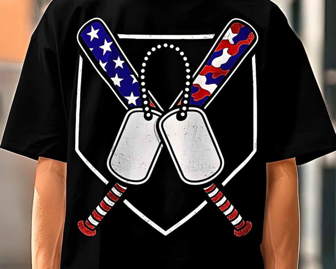 USA Flag Baseball Bats PNG, Patriotic Veteran Design (digital Download ...