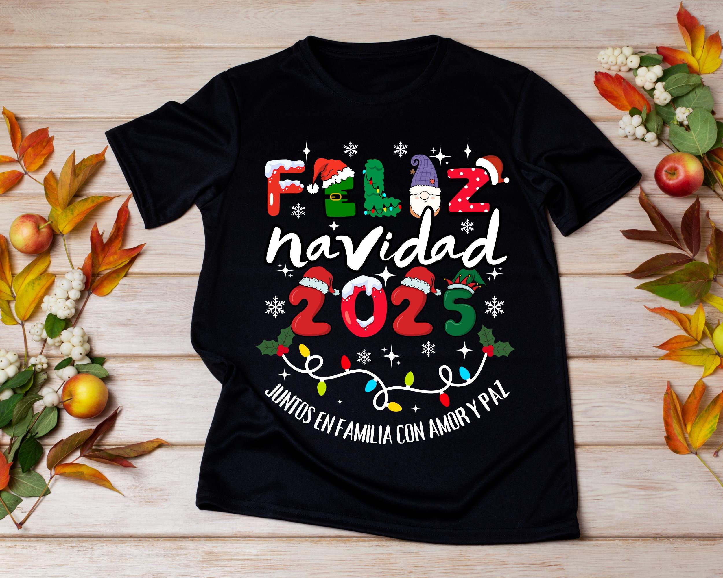 Feliz Navidad Christmas Svg, Spanish Svg, Christmas Matching Svg ...
