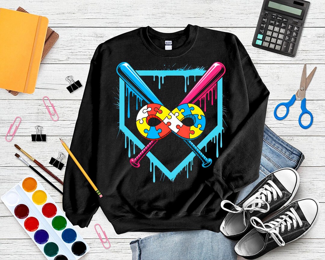 Autism Awareness Baseball Drip Png, Puzzle Ribbon Infinity Symbol ...