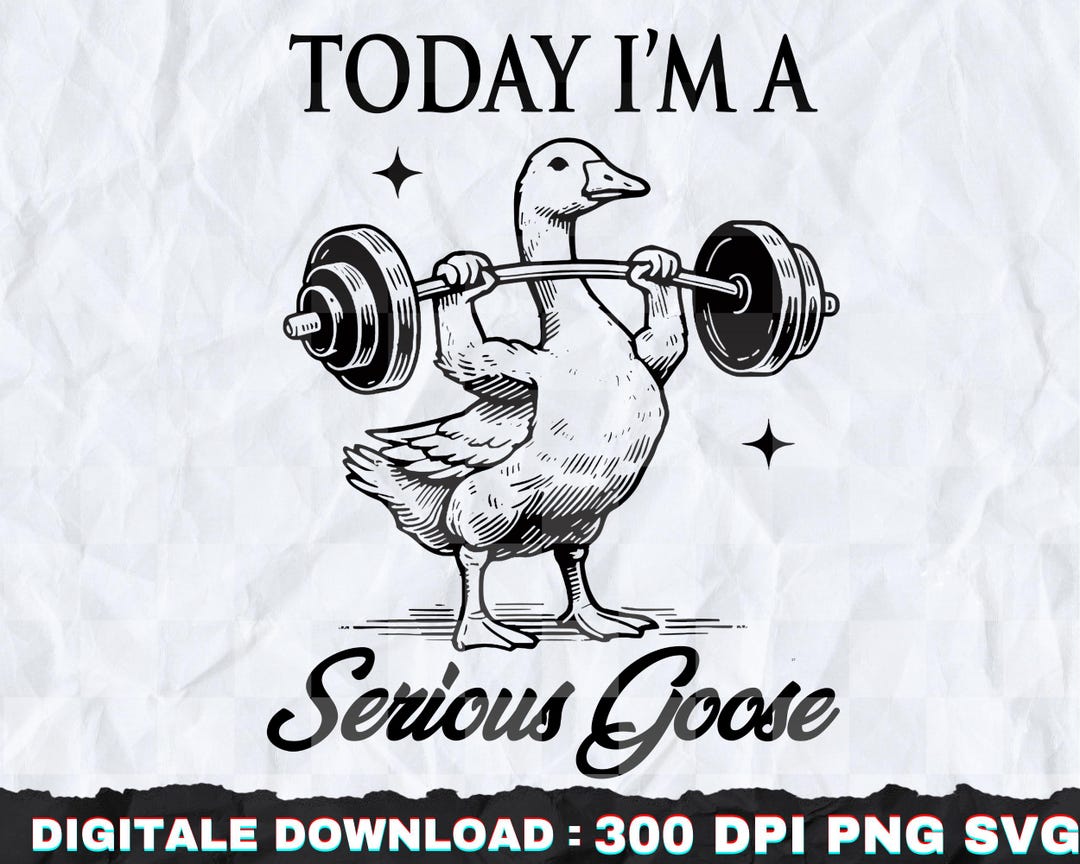 I'm A Serious Goose Today SVG PNG, Vintage Funny Goose Shirt Design ...