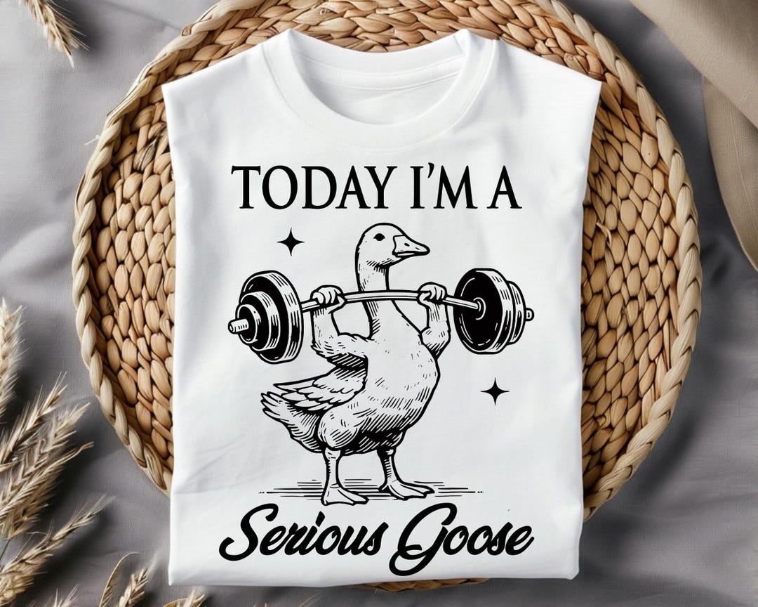 Today I'm A Serious Goose SVG PNG, Vintage Funny Goose Shirt Design ...