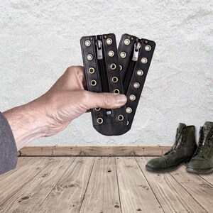 Handmade Unisex Easy Way Take off Boots and Shoes Zipper Unit Black ...