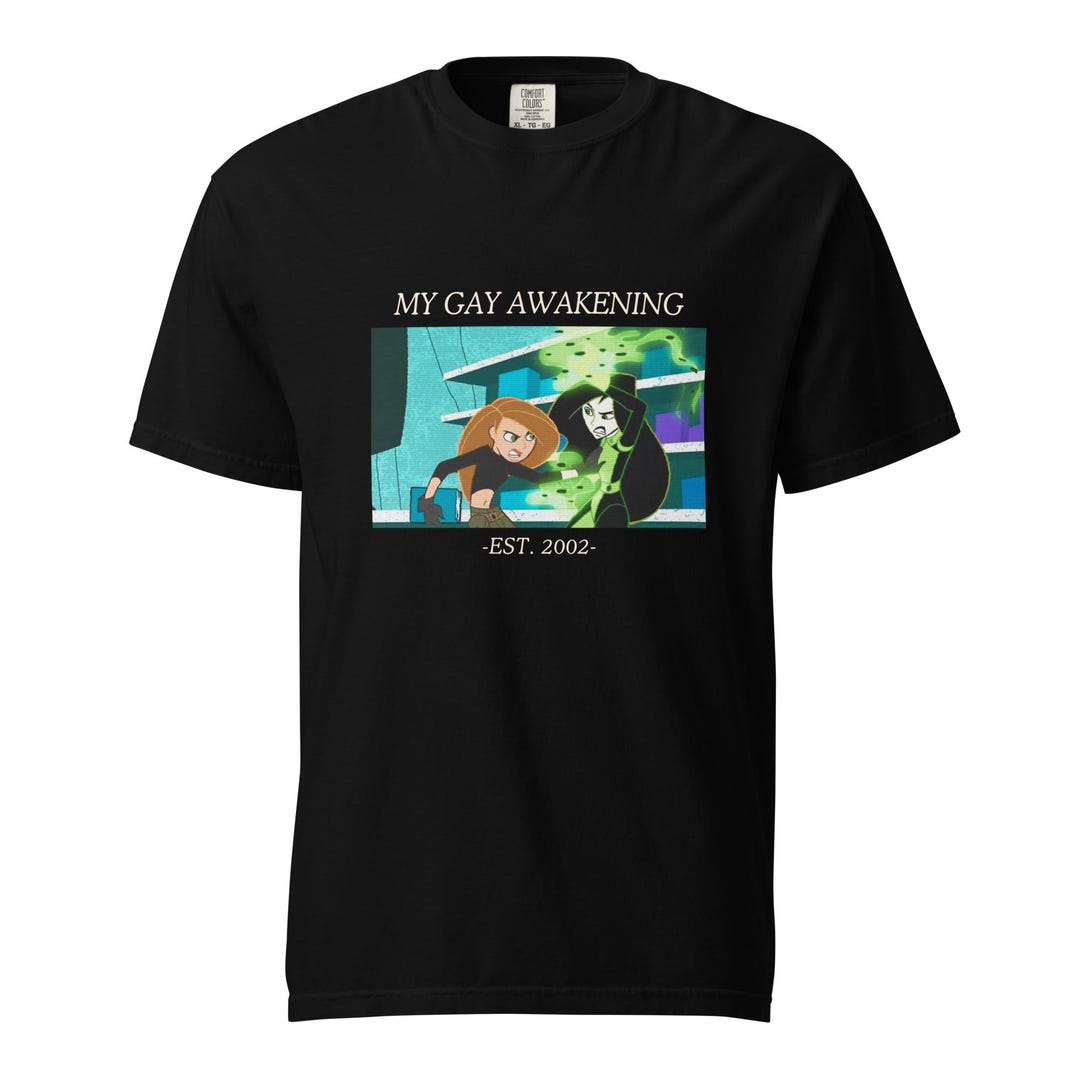 My Gay Awakening: Kim Vs. Shego Comfort Colors T-shirt - Etsy