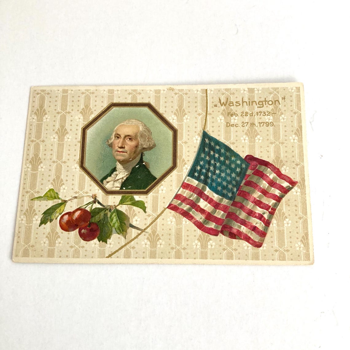 Antique George Washington Postcards Set of 3, Early 1900s Unused ...