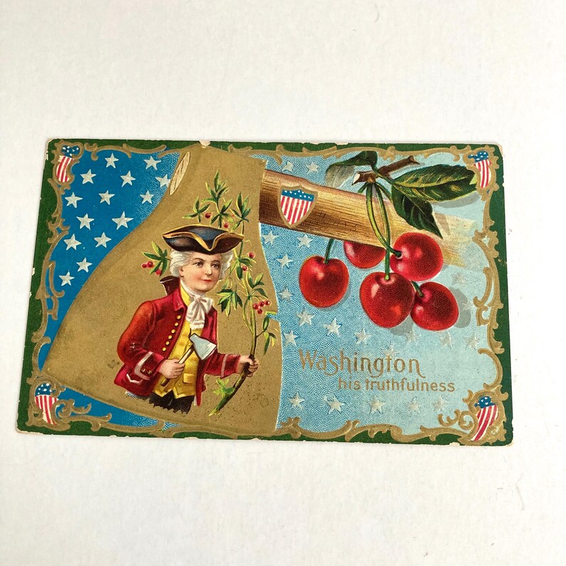 Antique George Washington Postcards Set of 3, Early 1900s Unused ...