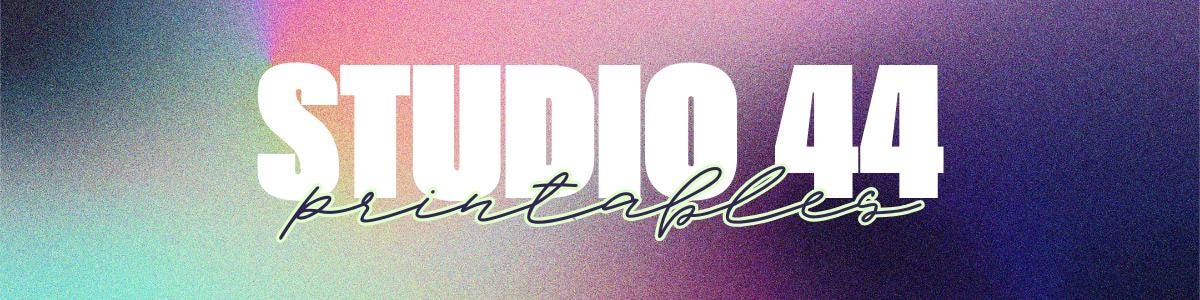 Studio44Printables - Etsy