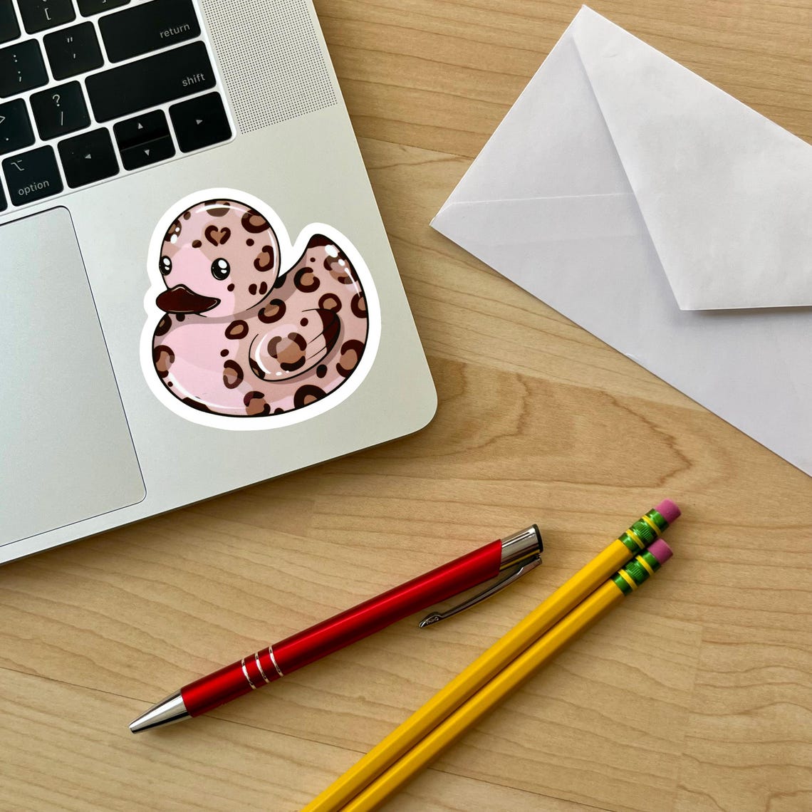Leopard Rubber Duck Vinyl Sticker - Etsy