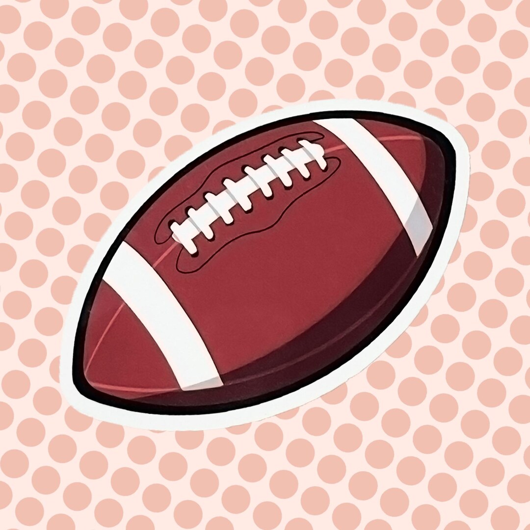 Football Vinyl Sticker - Etsy