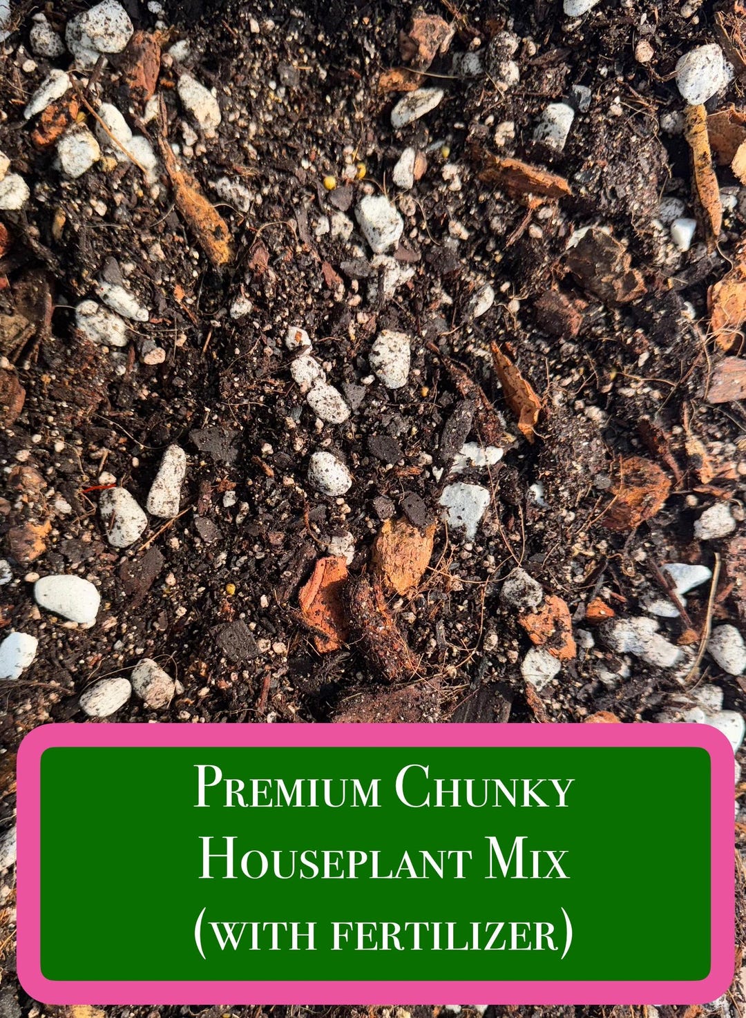 Premium Chunky Houseplant Soil Mix With Fertilizer - Etsy