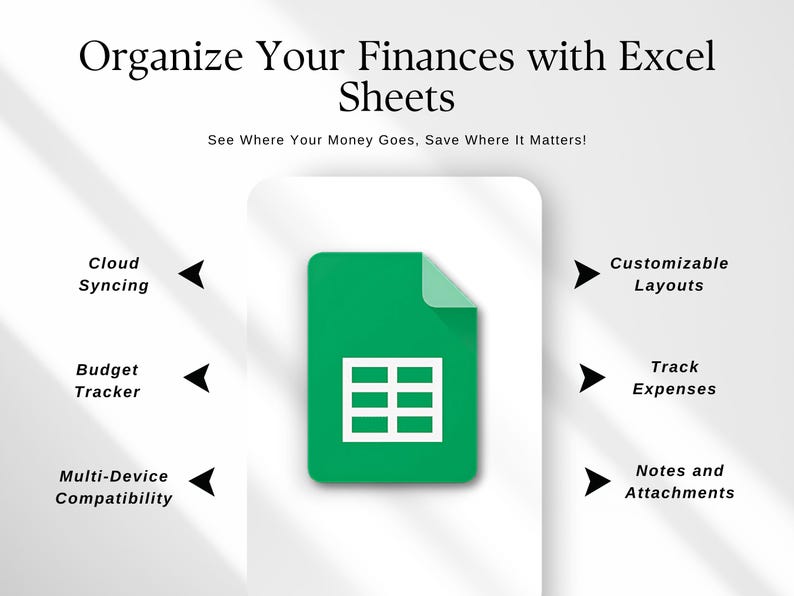 Monthly Budget Excel Template, Finance Tracker (digital Download) - Etsy