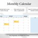 2025 Excel Calendar, Monthly Task Tracker (digital Download) - Etsy