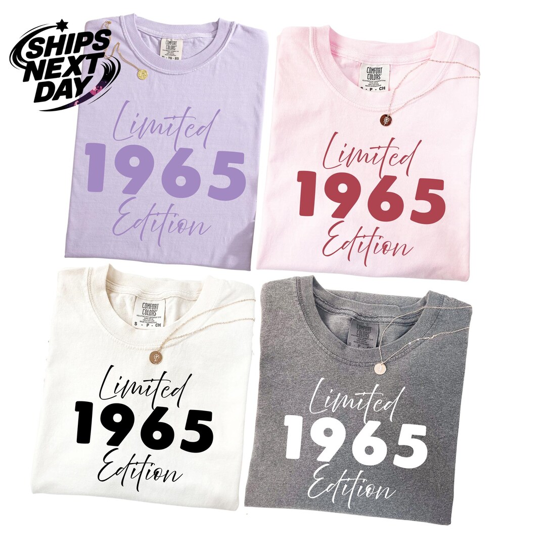 Limited Edition 1965 Shirt, Made in 1965 Shirt, Vintage 1965 Shirt ...