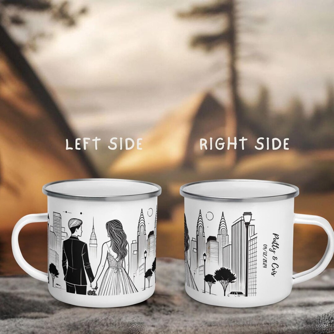 Personalized Lesbian Couple Mug, Wedding Shower Lesbian Gift Idea ...