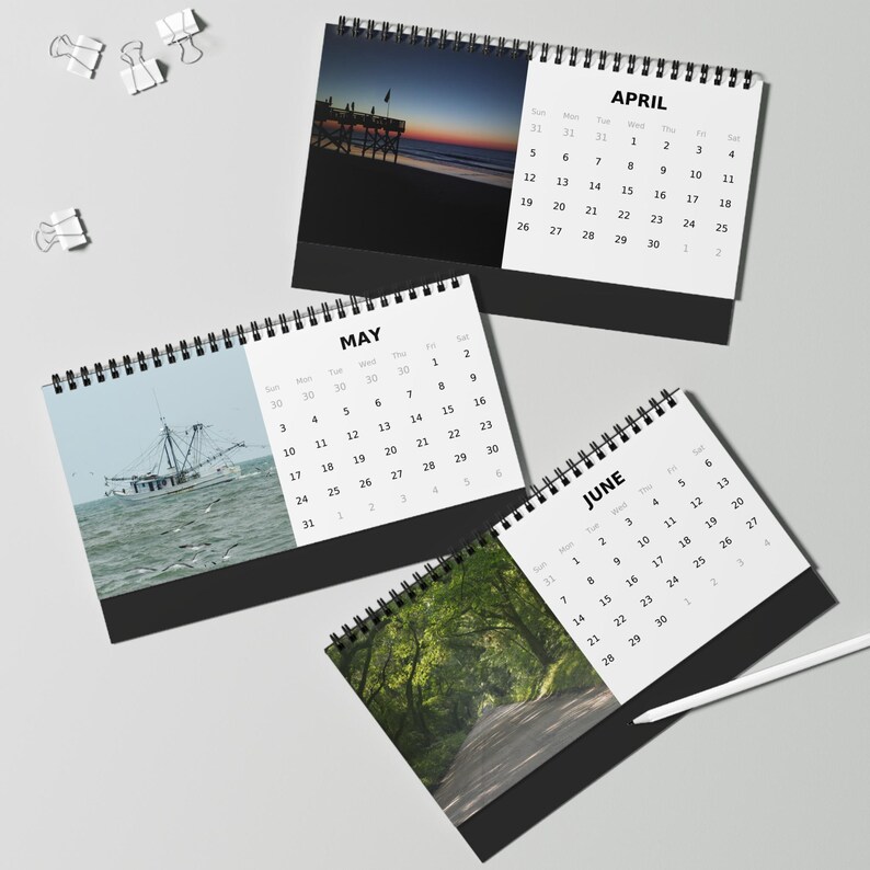 2026 Edisto Beach Desktop Calendar, Coastal Vibes Calendar, Beach Lover ...