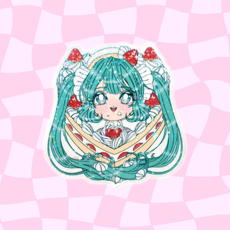 Strawberry Miku Papercraft - Etsy