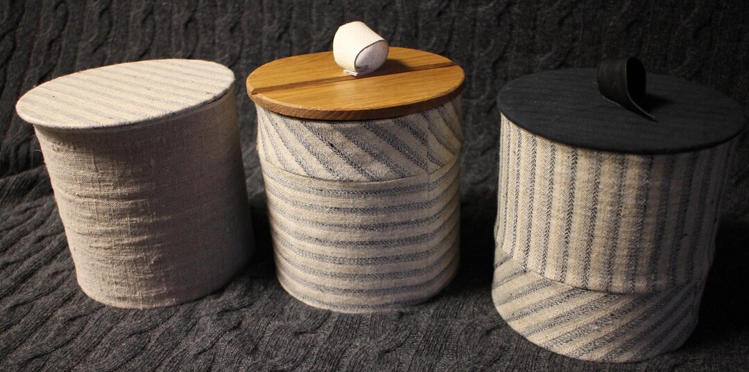 Stackable Storage Bin Made From Recycled and Upcycled Materials - Etsy