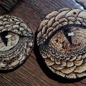 Hand Made Dragon Wood Burning Coasters - Etsy
