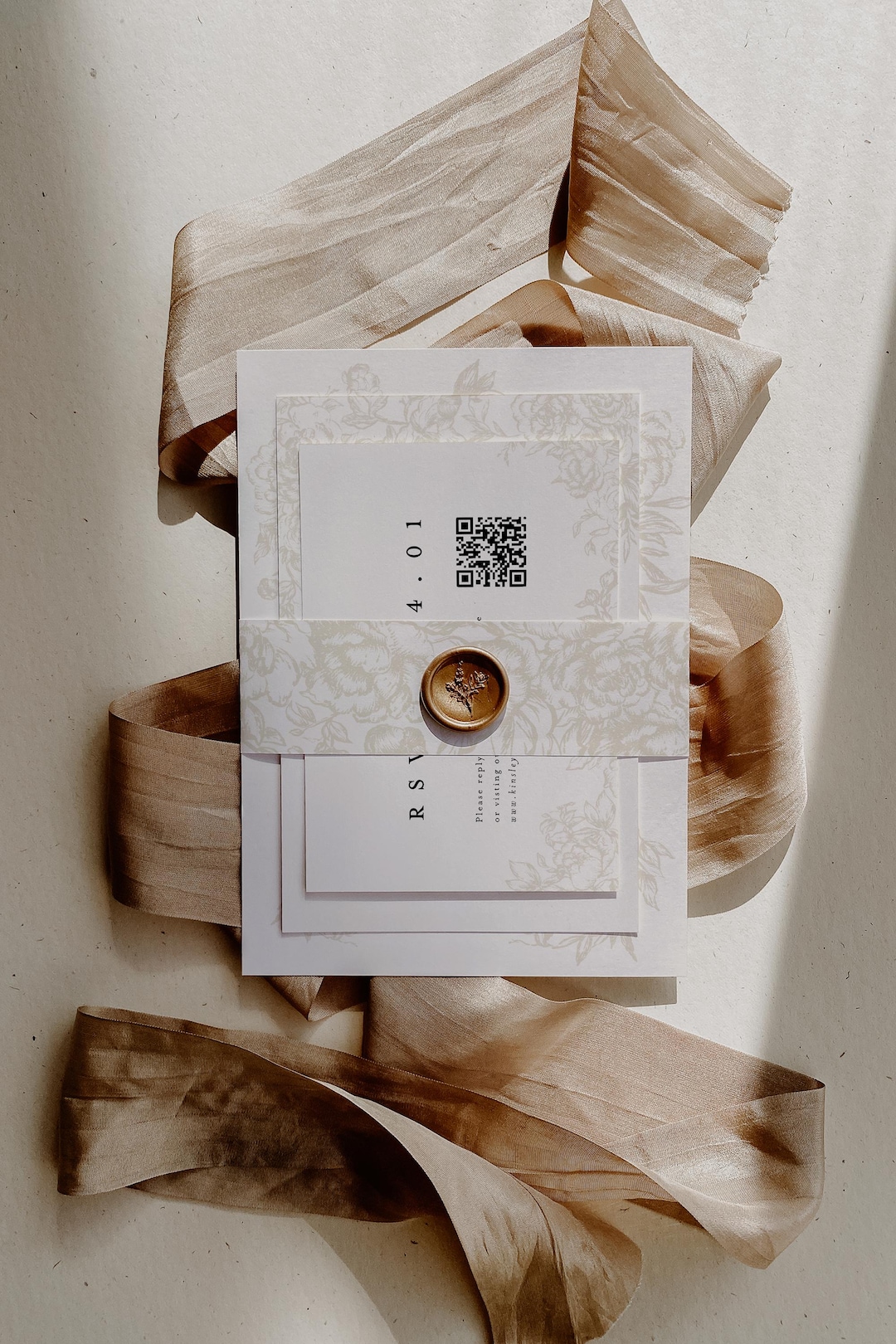 Editable Gold Belly Band, Printable Modern Romantic Invitation Belly ...